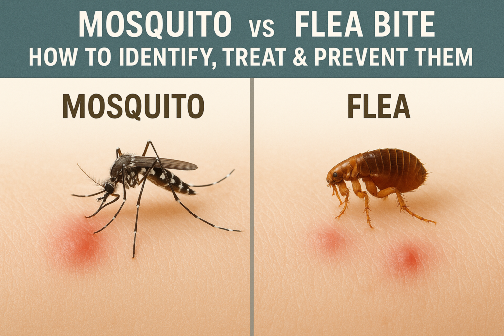 Mosquito vs Flea Bite: Identify, Treat & Prevent | Magna Pest Solutions
